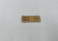 China Embossed Logo Microfiber PU Leather Patches Washable Labels Sew On Clothing supplier China Embossed Logo Microfiber PU Leather Patches Washable Labels Sew On Clothing supplier
