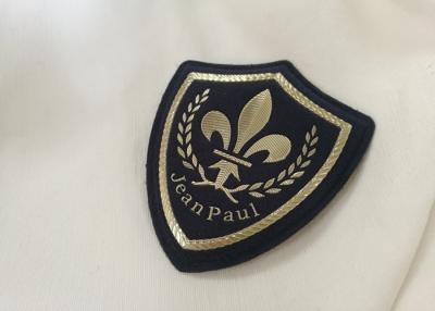 China Leather Material Elegant Custom Clothing Patches With Hook And Loop for sale