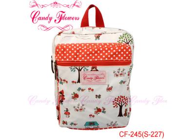 Cina I bambini/scuola su misura della ragazza Backpacks il rosso bianco dello Zaino fiorito in vendita