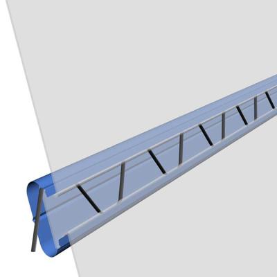 China Agricultural Greenhouse Zig Zag Wire Coated For Plastic Film Locking for sale