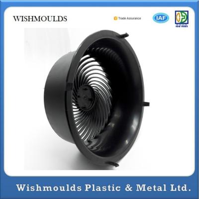 Cina Parti rapide della plastica della copertura di elettroventola dei prodotti della famiglia del nero dello stampaggio ad iniezione in vendita