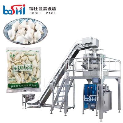 Cina Macchina congelata automatica dell'imballaggio alimentare per la polpetta congelata dello gnocco di Gyoza dei ravioli in vendita