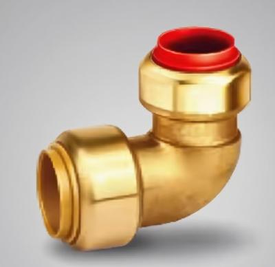 Cina Connettore a gomito in ottone per tubi in PEX e rame in vendita