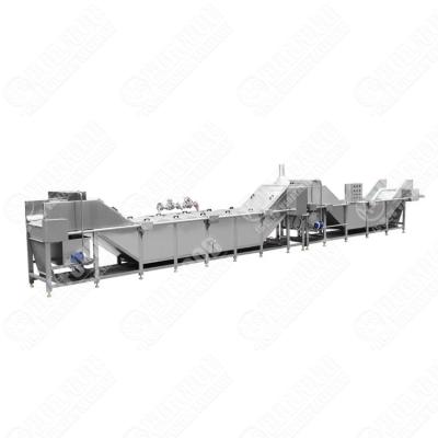 China Vegetable and fruit blanching machine corn green killing machine assembly line for sale