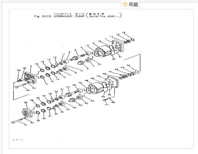 Κίνα 704-56-11101 αντλία Assy GD31RC GD600R GD605A GS360 της KOMATSU διαδοχικό προς πώληση