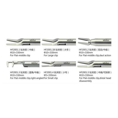 중국 성인 그룹 외과 응용 및 절차를위한 스틸 티타늄 클립 응용기 판매용