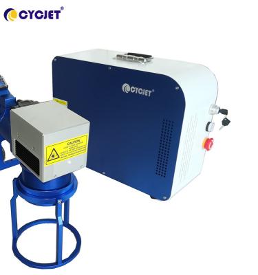 China Marca portátil de la impresión por láser de la máquina de Mini Fiber Coding And Marking para la cerámica en venta