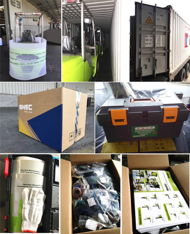 Triplex Mast 3.5 Tons Diesel Forklift with 4500mm Lifting Height