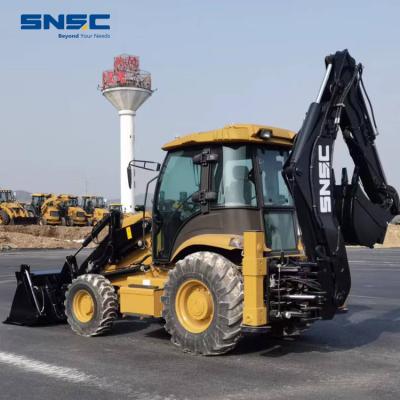 103hp 4x4 Driving Wheel Backhoe Loader with 1cbm Rated Bucket Capacity within