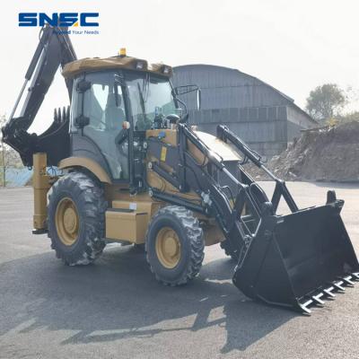 Chinese 4x4 Wheel Drive Backhoe Excavator Loader 388 Backhoe Loader for Food