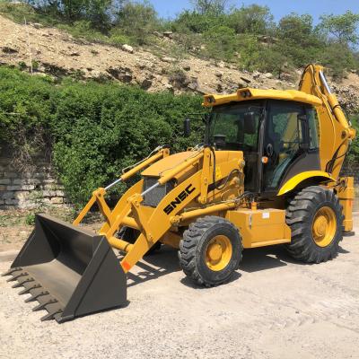 2.5 Ton 4WD Backhoe Loader with Quancheng Hydraulic Pump and Chuanye Hydraulic