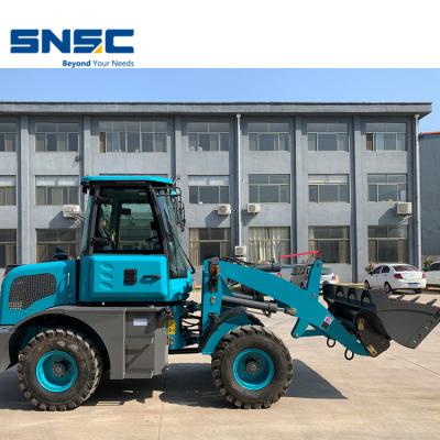 42KW 4 Wheel Drive Mini 1.6 Ton Wheel Loader for Agricultural Dimension 5020mm