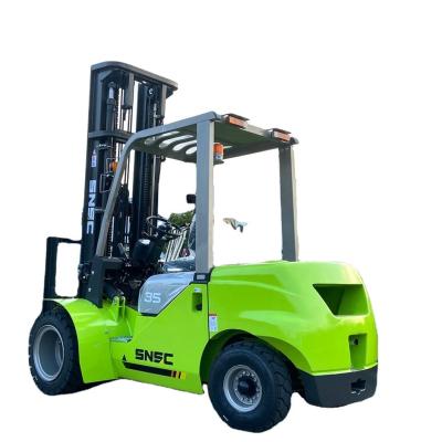 YUNNEI Engine 3.5ton Side Shifter Rough Terrain Forklift For Heavy Duty 0.1 cbm