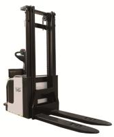 Quality Min. Lifting Height 145mm Full Electric Pallet Stacker Forklift For Warehouse Operations for sale