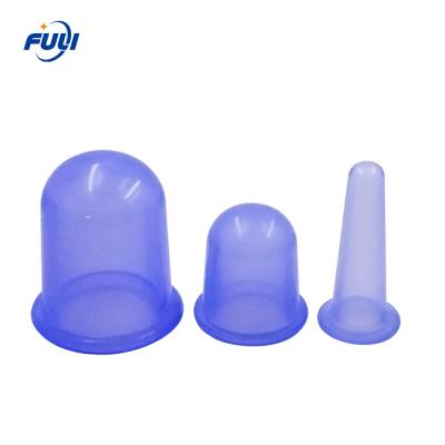 중국 4 pcs 실리콘 흡입 컵 얼굴 빨판에 대 한 안티 셀룰 라이트 바디 마사지 진공 부항 컵 치료 세트 마사지 항아리 얼굴 판매용