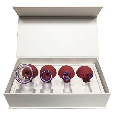 중국 4Pcs 페이셜 진공 흡입 마사지 컵 지방 감소 주름 제거제 판매용