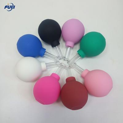 중국 얼굴 눈과 입술을위한 바이올렛 4pcs 부항 컵 실리콘 부항 요법 안티 에이징 스킨 케어 실리콘 페이셜 부항 세트 판매용