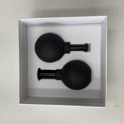 중국 4Pcs 유리 페이셜 부항 세트 - 바디, 얼굴, 목, 등, 눈 마사지를 위한 전문가급 실리콘 페이셜 부항 판매용