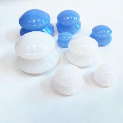 중국 4 pcs 크기 실리콘 흡입 진공 부항 마사지 치료 컵 세트 셀룰 라이트 감소를위한 가정 사용 부항 키트 판매용