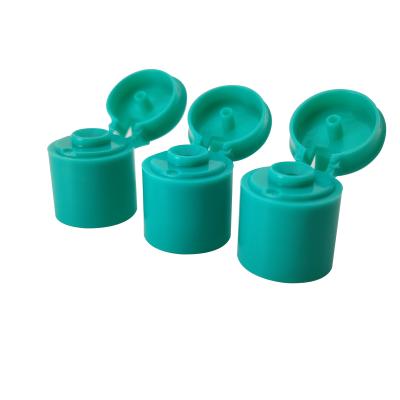 中国 構造の除去剤のための緑PP 15/415のプラスチックびんフリップ上の帽子 販売のため