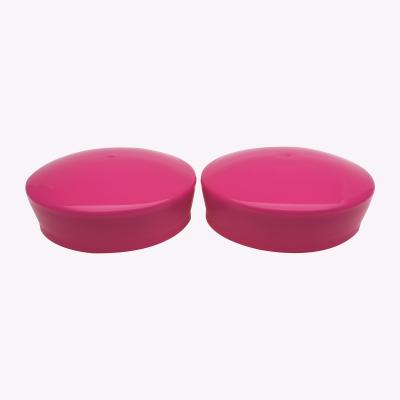 中国 スキン ケア プロダクトびん66MMの広い口の帽子のためのピンクのプラスチック瓶のふた 販売のため