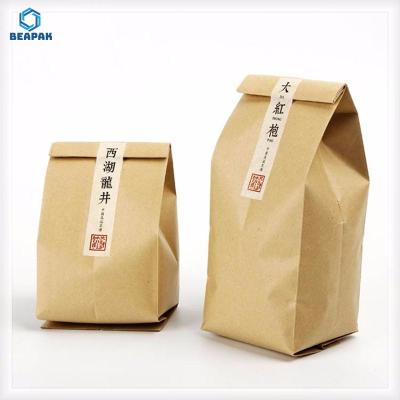 Cina Borse di caffè biodegradabili asportabili del fondo piatto 150g dell'alimento in vendita