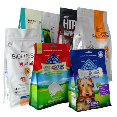 Cina Fondo piatto a chiusura lampo Cat Food Packaging Bags delle borse dell'alimento per animali domestici dell'ossequio del cane in vendita