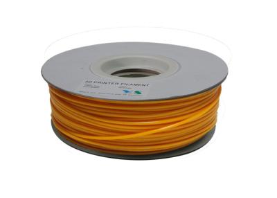 Cina filamento di plastica di PLA della stampante 3D di 1.75mm per la stampante di Afinia 3D, oro giallo in vendita