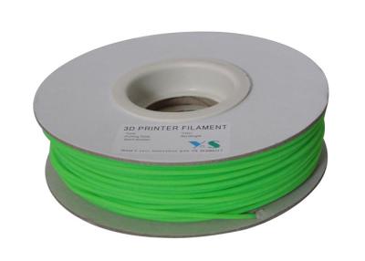 China Verde do filamento 3mm da impressora do PLA 3D dos materiais de consumo de Makerbot, 1KG/carretel à venda