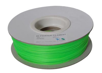 Cina Filamento fluorescente 1.75mm della stampante di PLA 3D di verde per la stampante di Afinia 3D in vendita