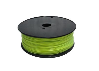 Cina Verde blu 3D della stampante 1.75mm del filamento ad alta resistenza di PLA a verde giallo in vendita