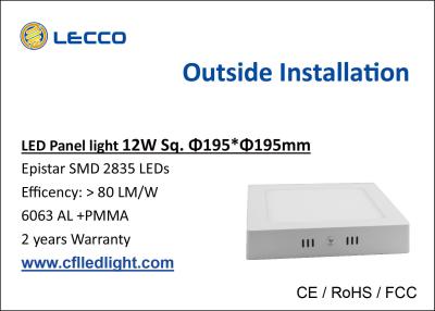 Cina Luce di pannello principale montata di superficie su misura 12w amichevole eco- di 170 x 33 millimetri in vendita
