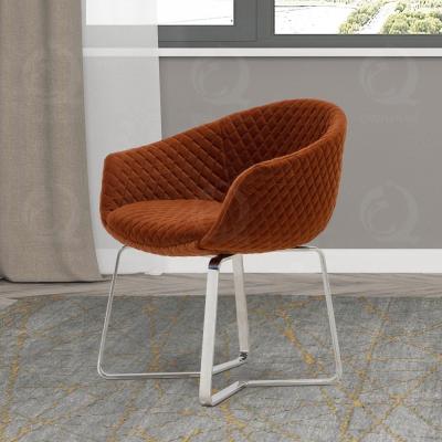 China Estilo nórdico luxuoso das cadeiras de mesa de jantar 54x64x92cm da tela 0.22cbm à venda