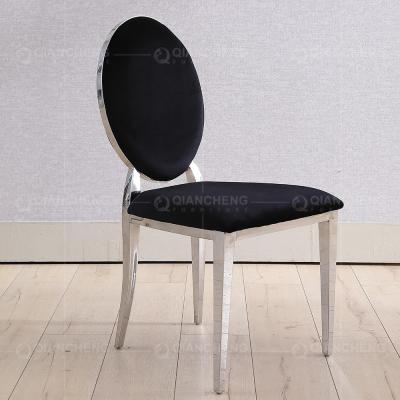China Veludo traseiro redondo SS que janta as cadeiras 20x22x36inch para o banquete à venda