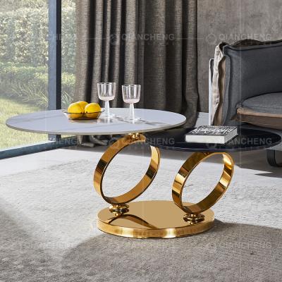 China Ausdehnbarer moderner Couchtisch 0.17CBM mit Glasplatte-Wohnzimmer-Möbeln zu verkaufen