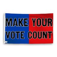 Quality 100D Polyester Vote Flag Double Sided Outdoor Indoor Custom Presidential Election 3x5FT for sale