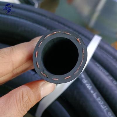 Cina 1/2 Fibra filiera intrecciata a bassa pressione Flessibile tubo idraulico di gomma per combustibile EN854 1TE 2TE in vendita
