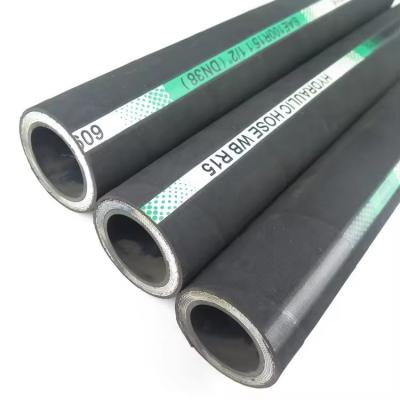 Cina SAE 100 R15 6 fili d'acciaio tubi di gomma rinforzati tubi idraulici in vendita