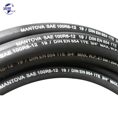 Cina SAE 100 R6 Tubo idraulico rinforzato in tessuti per applicazioni a bassa pressione in vendita