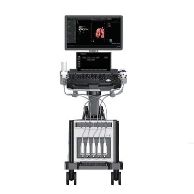 Китай Skin Rendering Ultrasound Growth Scan With Doppler Metal Trolley продается