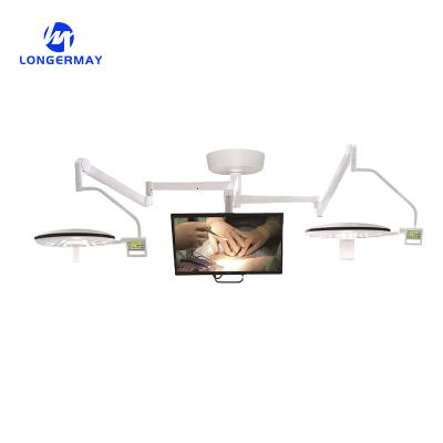 Cina Led Surgical Lights Germany Spare Parts Good Prices With Carmera Double Head Celling Veterinary Use Surgery Lamps Good Prices in vendita