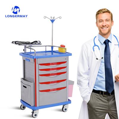 Cina Emergency Utility Hospital Furniture Supplies Hospital Medicine Trolley in vendita