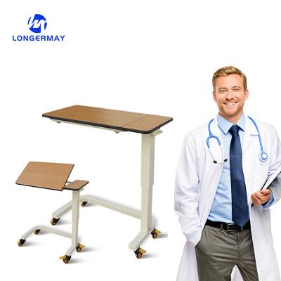 Cina Metal Overbed Hospital Tray Table Surgitech Hospital Furniture in vendita