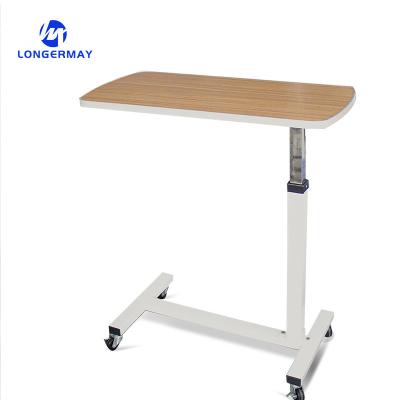 Cina Durable Movable Wooden Hospital Furniture Adjustable Hospital Bed Table in vendita