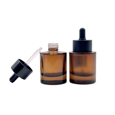 China Amber 10ml -30ml Thick Bottom Dropper Bottle for sale