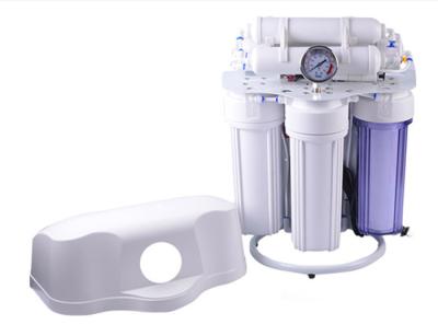 Cina Filtro da acqua portatile domestico del sistema del Ro del depuratore di acqua di 6 fasi con il manometro in vendita