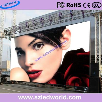 China Long Lifespan Hanging/Fixed Outdoor Rental LED Display 140° Viewing Angle Synchronization Control à venda