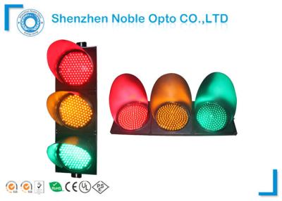China Los semáforos solares de 12 pulgadas 3 colorean las luces LED 24V/100V para la seguridad del vehículo en venta