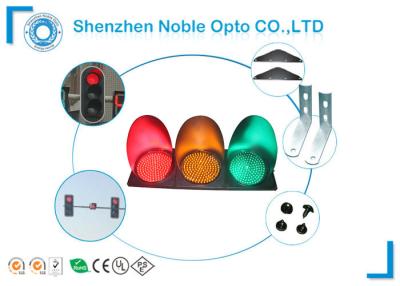 Cina 3 solari impermeabili verdi ad alta intensità del semaforo dei segnali di colori LED alimentati in vendita