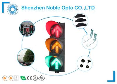 China PC redonda que contiene el indicador de dirección de tráfico de los semáforos del LED IP65 en venta